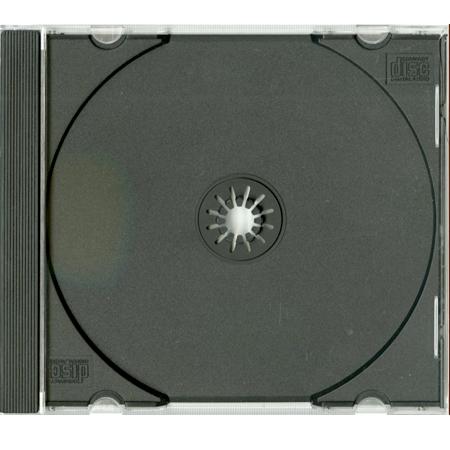 - CD Jewel Case with Black tray