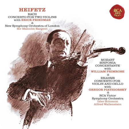 Jascha Heifetz - Bach: Concerto in D Minor for Two Violins, BWV 1043 - Mozart: Sinfonia ...