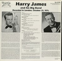 Harry James-Harry James And His Big Band - London 1971-Preowned Vinyl ...